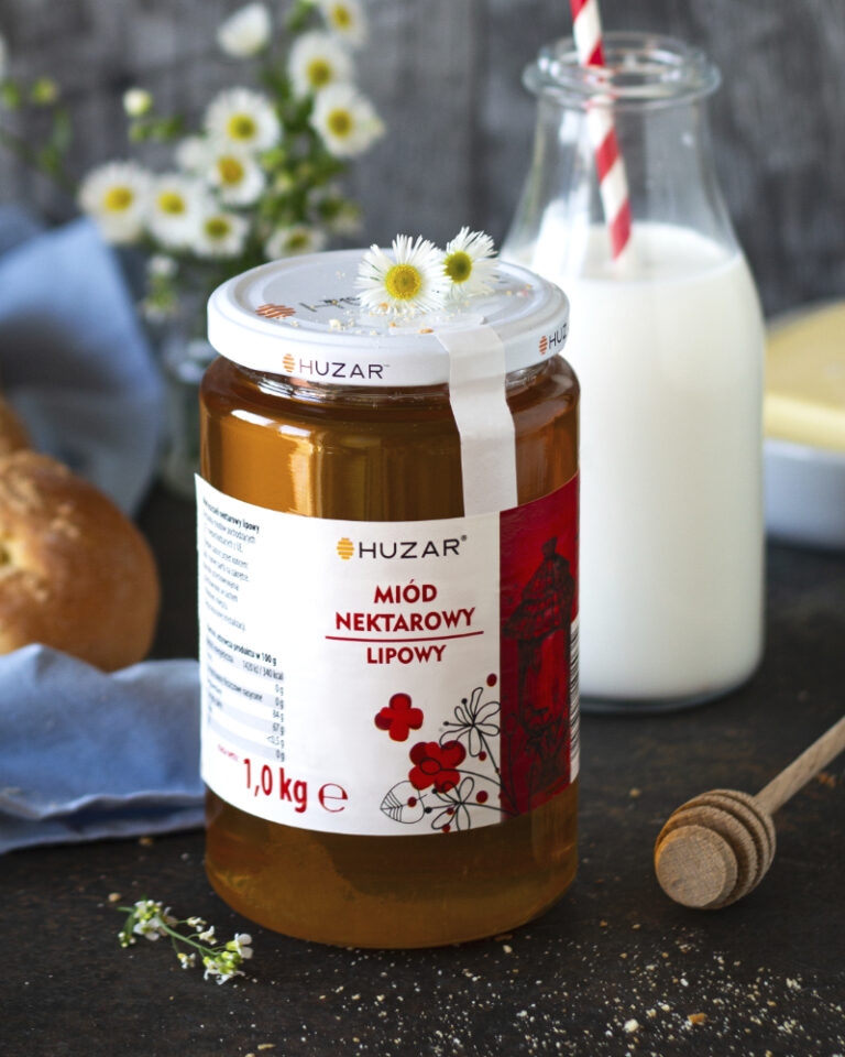 Miód Lipowy 1 kg - Sklep Miody Huzar